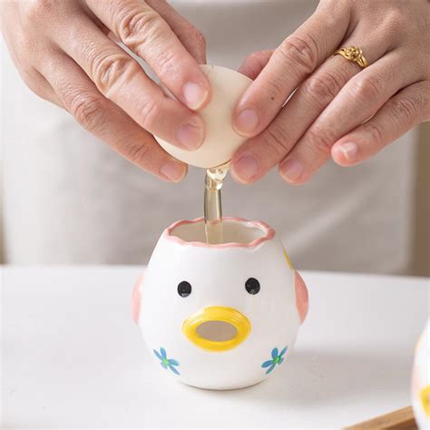 Fun Egg Separator Convenient Oval Beak Ceramic Chi Grandado
