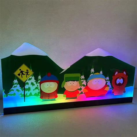 South Park Topper 3d Acrylic Led Topper For Sega Pinball Mahine For