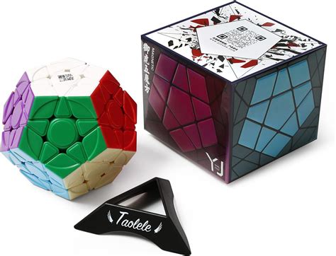 Taolele QIYI YuHu V2M Megaminx Stickerless Speed Cube Magnetic Puzzle ...