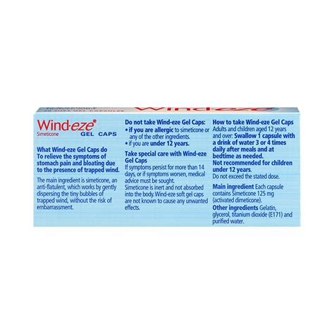 Wind Eze Soft Gel 20 Capsules Handb