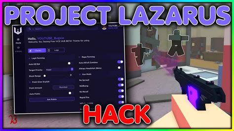 The Best Project Lazarus Script Hack Gui Auto Kill All Point Giver