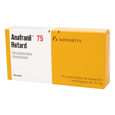 Anafranil Retard 75mg Clomipramina Droguerías Farmaexpress