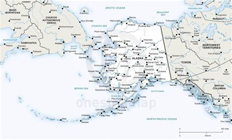 Printable Map Of Alaska Pdf