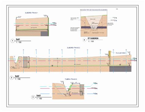 Diseño Col Secciones Subdren Pdf