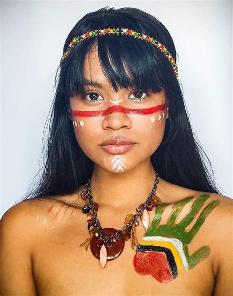 Indigenous Beauty South America Women Cultural Makeup Amazonian Makeup