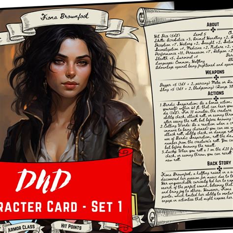Dnd Premade Characters Etsy