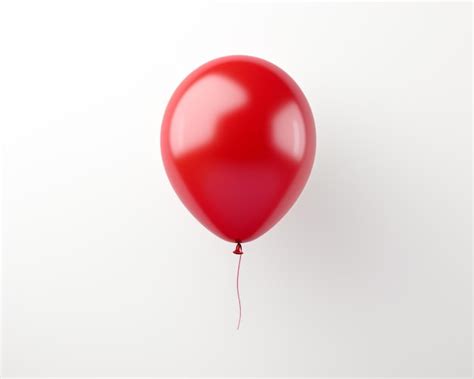 Premium Ai Image Tethered Balloon On White Background