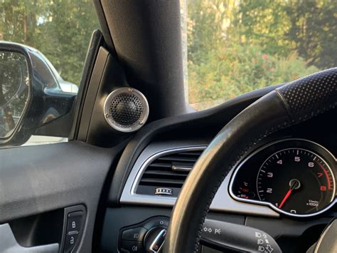 Твиттеры Best Balance B26T + изготовление подиумов — Audi A5 Sportback ...