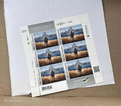 Ukrainos Pašto ženklas “rusu Karo Laivas Eik Nx Skelbiu Lt