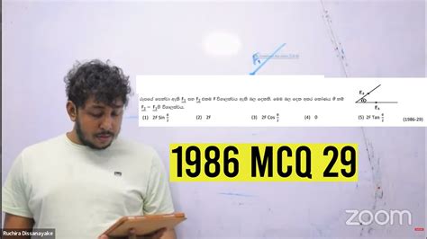1986 Physics Paper Mcq 29 Youtube