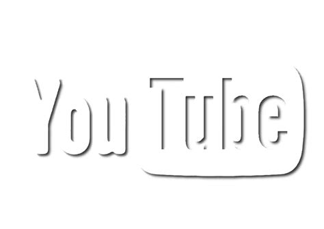 White Youtube Logo Logodix