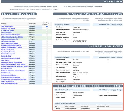 Enhanced Global Updates Add New Rows Summary Fields And Cross Sheet References Smartsheet