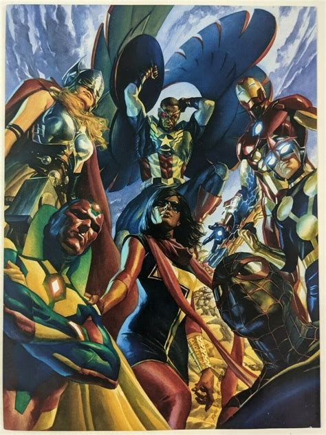 Alex Ross Poster West Coast Avengers Iron Man Comic Iron Man
