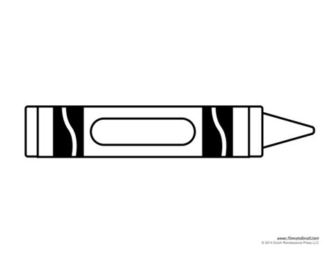 Crayon Outline Clipart At Vannasirblog Blog