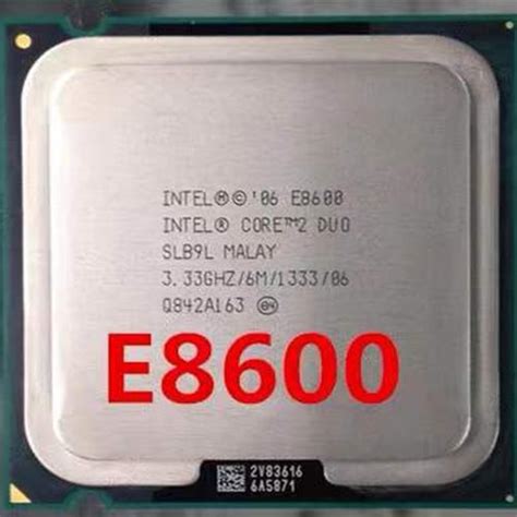 Jual Intel Core 2 Duo Processor E8600 E8500 E8400 E7600 E7500 E4600 E4400 E7400 Kota