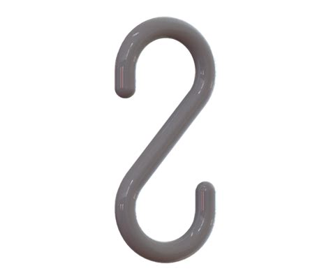 Plastic S Hook 55mm Alplas