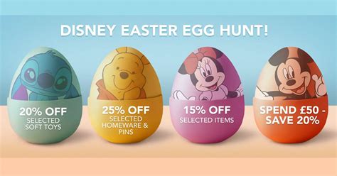 Disney Easter Egg Hunt Up To 25 Off Selected Items With Codes