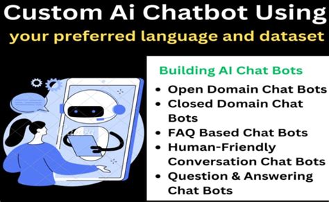 Create a custom chatbot using your preferred language and dataset by Mukhtyarkhan | Fiverr