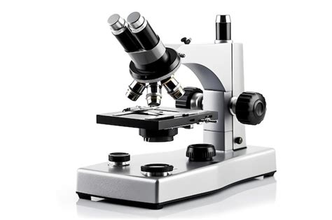 Premium Ai Image Microscope On White Background Ai