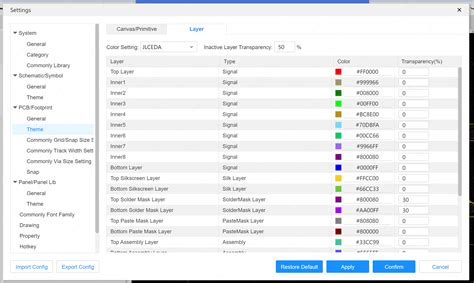 Pcb Setting Easyeda Pro User Guide