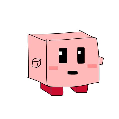 Cube Kirby By Popmayumi On Deviantart