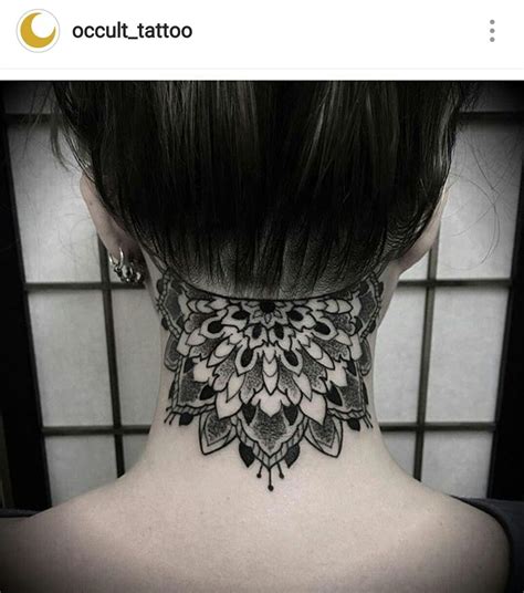 Mandala Neck Tattoo Tumblr