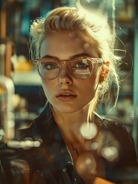 Portrait Of Hot Blonde With Glasses By Vieregg On Deviantart