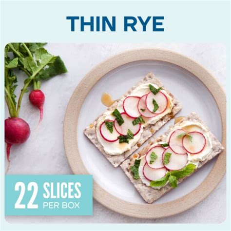 Wasa Thin Rye Crispbread Rye Crackers Made With Non Gmo Ingredients And Fat Free 8 6 Oz