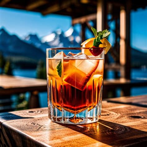 Maple Caramel Whisper Rich Canadian Club Whisky Cocktail With Caramel
