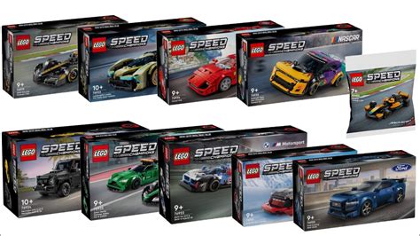 All Lego Speed Champions 2024 Sets Compilationcollection Speed Build