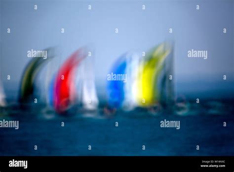 Start The Needles Alum Bay Headen Warren Spectators Round The Island Yacht Race Cowes