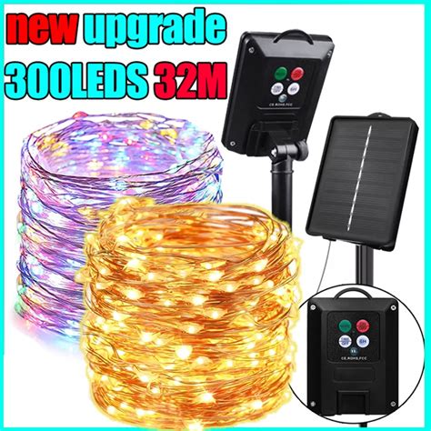 300leds Outdoor Solar Led String Light 32m 22m 12m 7m Garland Festoon