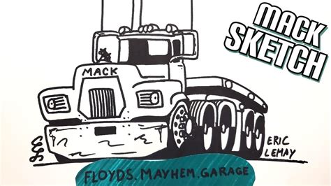 How To Draw A Mack Truck