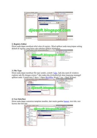 Tutorial Create Setup Installer DOC