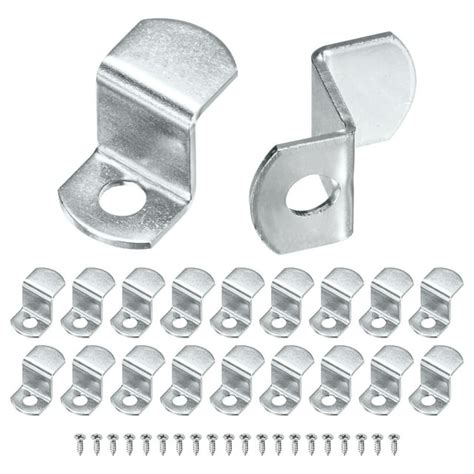 Uxcell 20 Pack Offset Canvas Clips 0 79 X 0 52 Clips Mirror Clamps