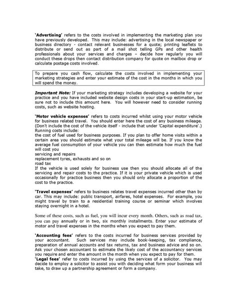 Private Practice Business Plan Template Australia In Word And Pdf