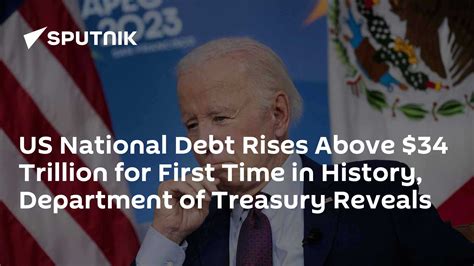 Us National Debt Rises Above 34 Trillion For First Time In History