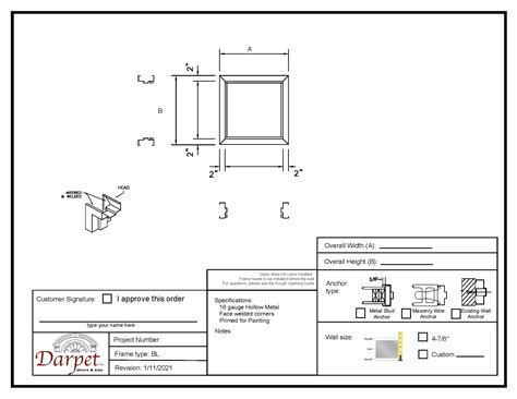 Borrowed Lite Frame Model Bl