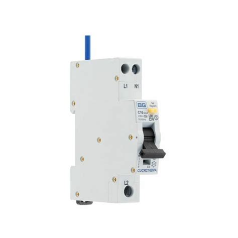 Bg Fortress Cucrc16dpa 16a 30ma Type A C Curve Double Pole Bi