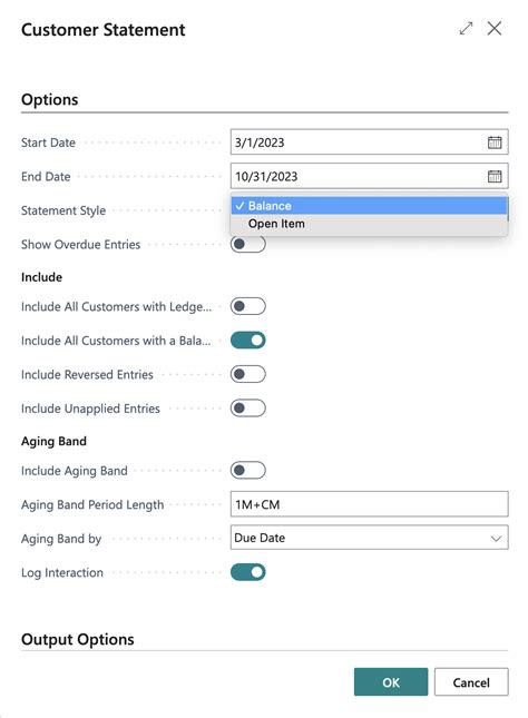 Improved Customer Statement In Business Central — Matalino