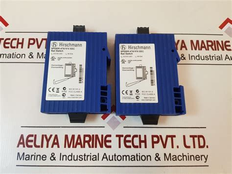 Hirschmann Spider 4tx1fx Eec Rail Switch Aeliya Marine Tech
