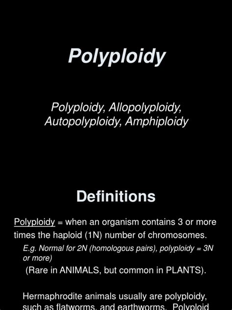 Polyploidy