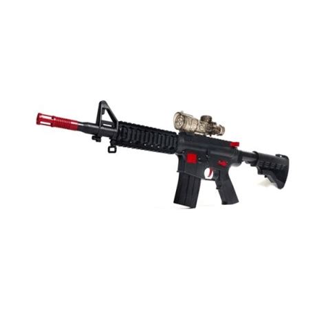 M16 Nerf Machine Gun с патрони от гъба и перли от желе Emagbg