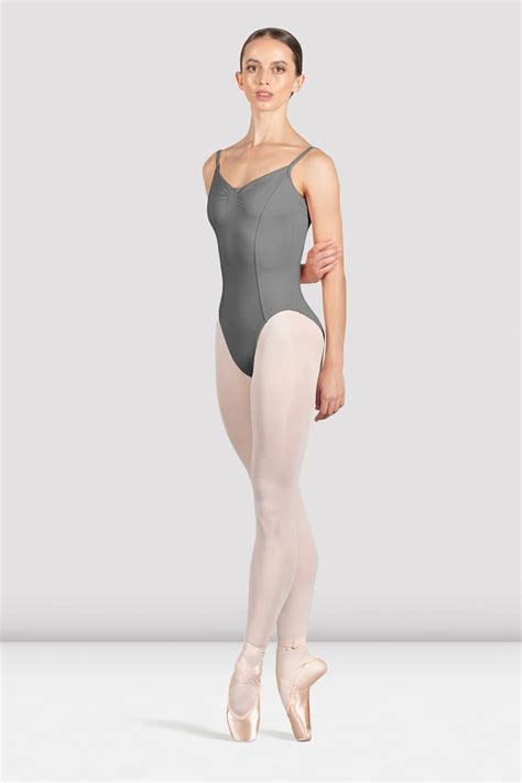 Ladies Ella Camisole Leotard Grey Bloch Dance Eu