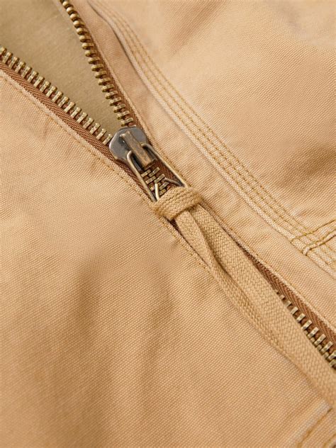 Greg Lauren Wide Leg Cotton Canvas Chaps Brown Greg Lauren