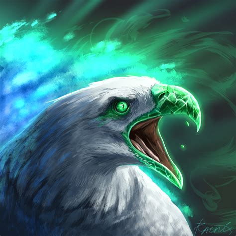 Emerald Eagle By Rainixarts On Deviantart