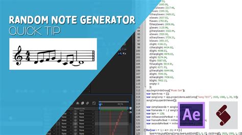 Extendscript Quicktip Random Note Generator Youtube