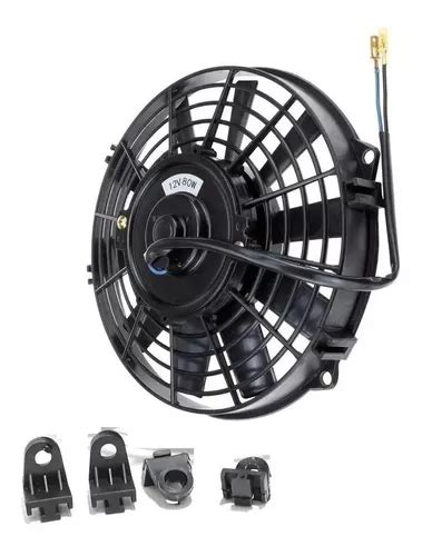 Eletro Ventilador Ar Condicionado Universal 9 Polegadas 12v Parcelamento Sem Juros
