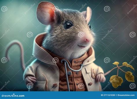 Cartoon Mouse In Clothes Stock Illustration Illustration Of Character 271161038