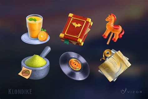 Artstation Icons For Klondike №4 Vizor Games Ann Halouskaya In